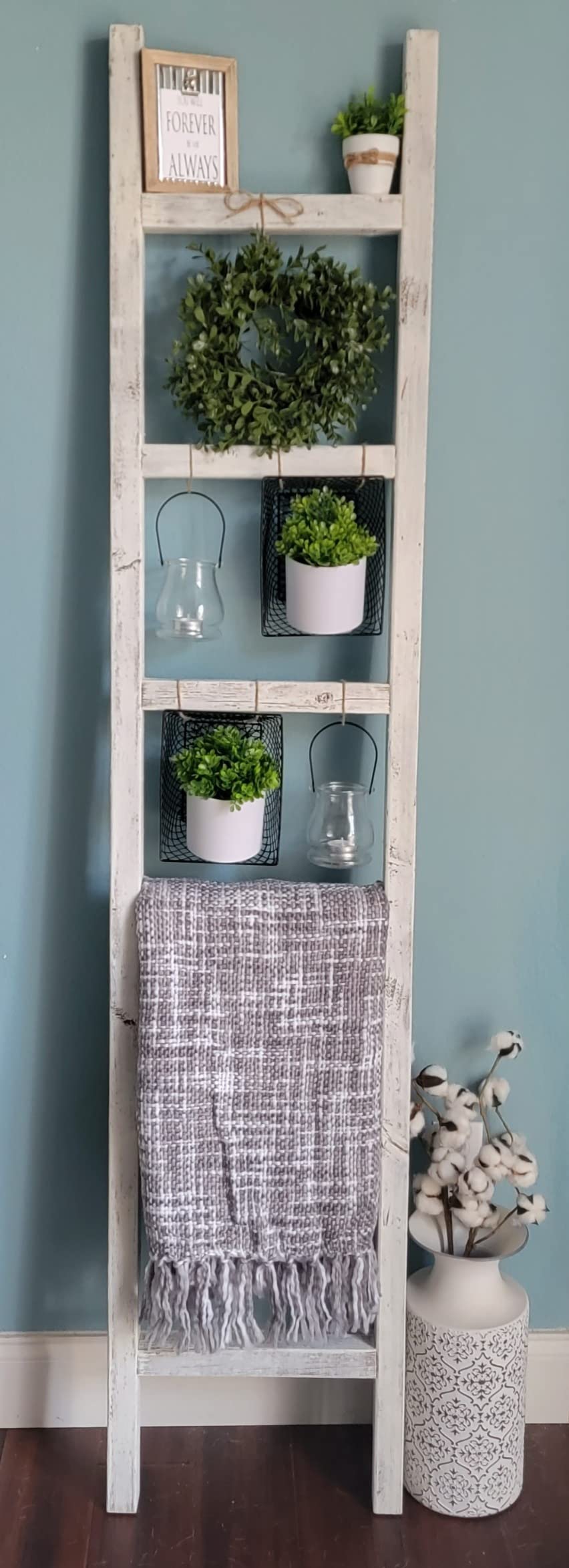 $11/mo - Finance BarnwoodUSA Rustic Farmhouse Decorative Ladder - Our 5 ...