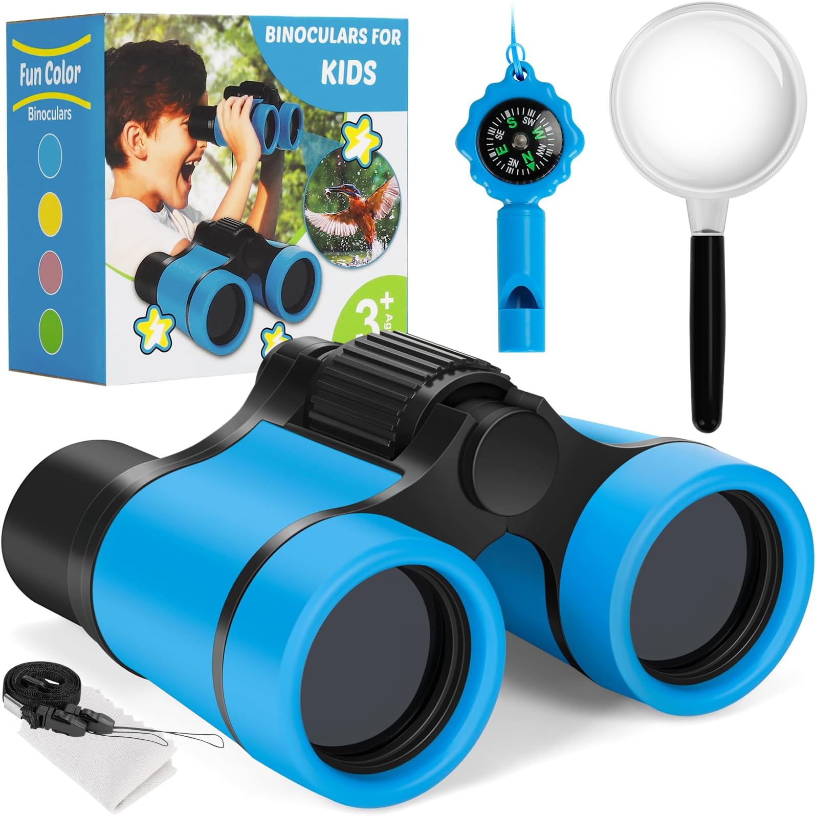 Binoculars for Kids, Kids Binoculars Toys for 3 4 5 6 7 8 Years Boys ...