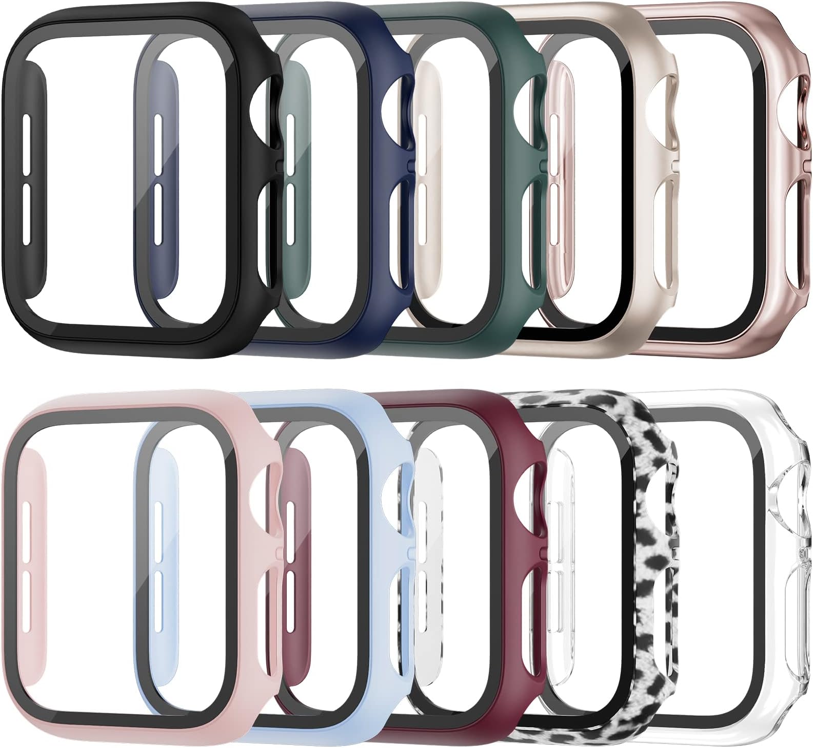 Amazon.com: 10 Pack Case for Apple Watch Series 3/2/1 38mm with ...