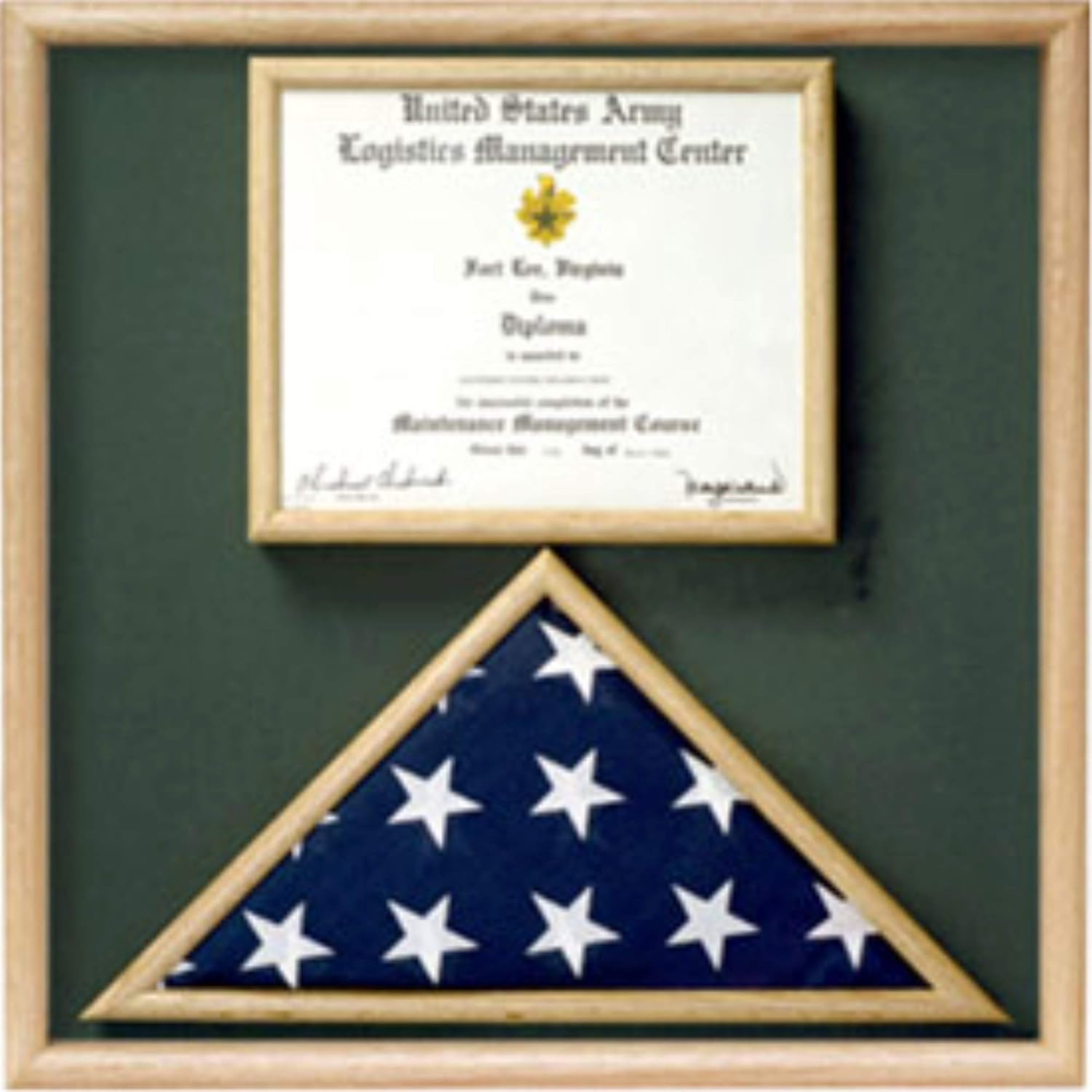 Amazon.com: Flag and Certificate Combination Box Flag Certificate ...