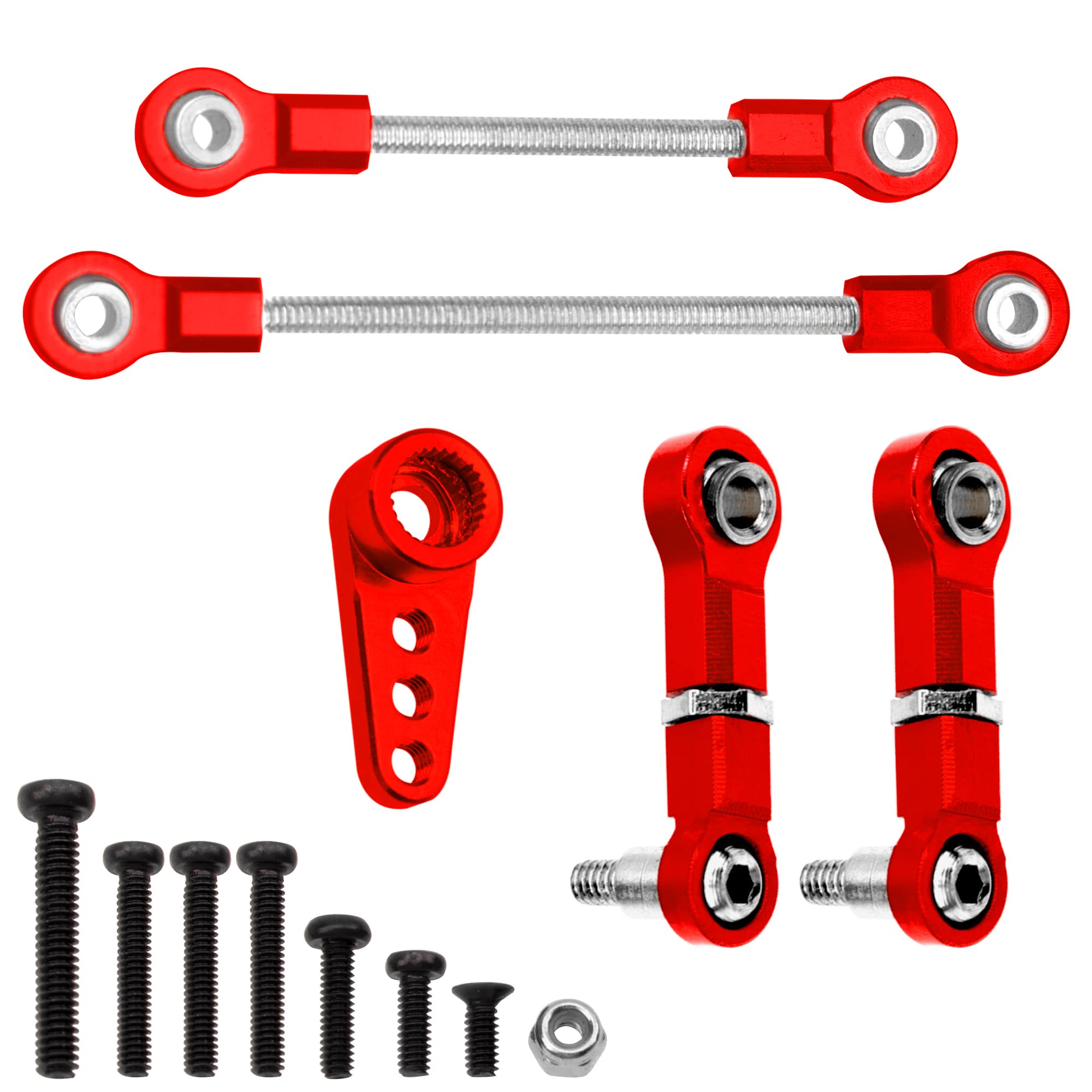 Amazon.com: ShareGoo Steering Link Rod Pull Rods Servo Links Linkage ...