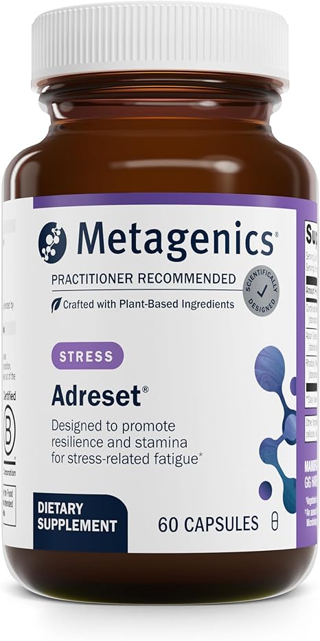 Amazon.com: Metagenics Adreset - Adaptogen Formula with Rhodiola, Panax ...