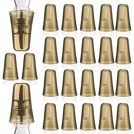 Amazon.com: eBoot Black Rubber Pourer Cap Liquor Bottle Pourer Cover ...