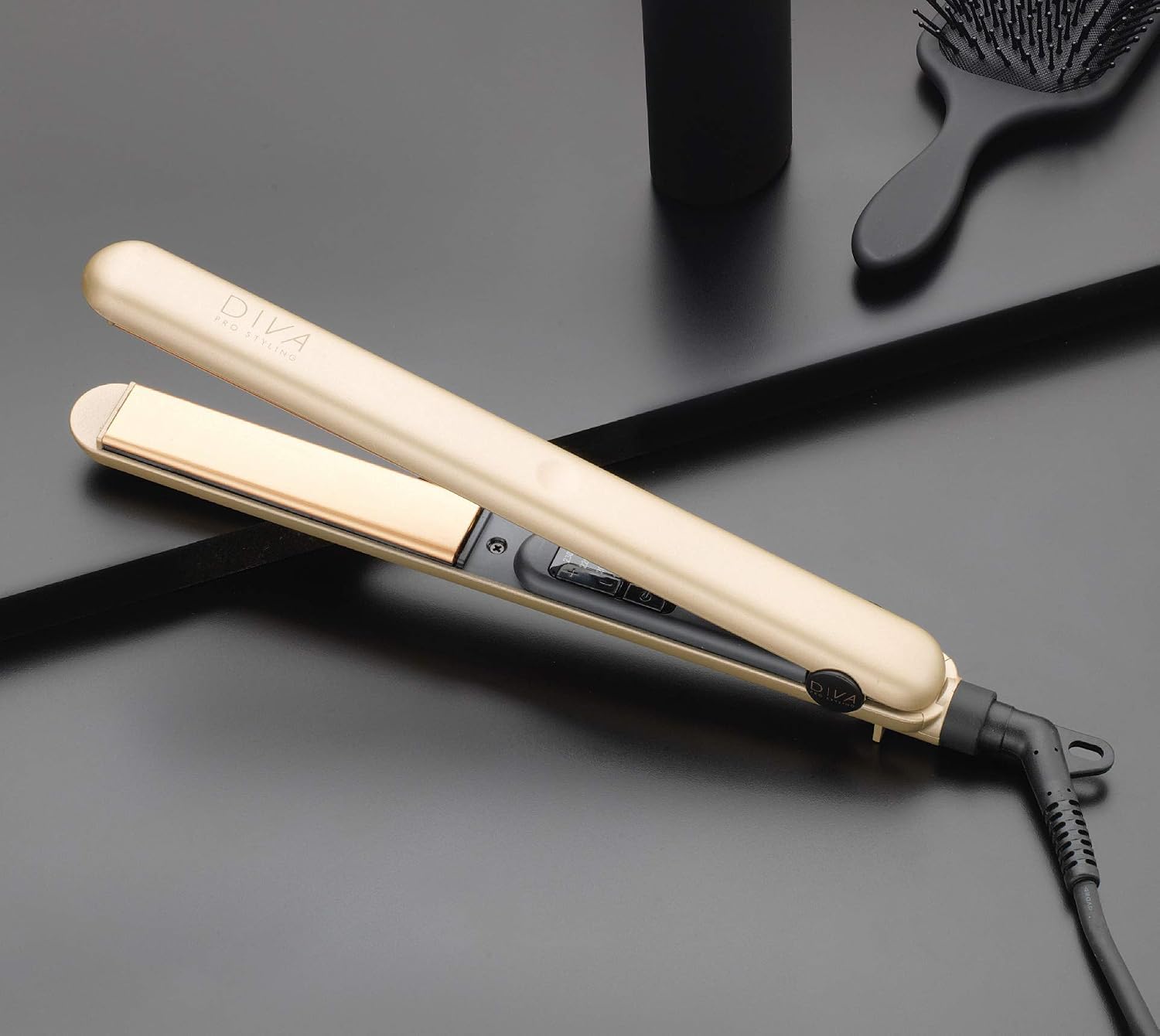 Diva Pro Styling Elite Straightener Aztec Gold with Macadamia Argan Oil ...