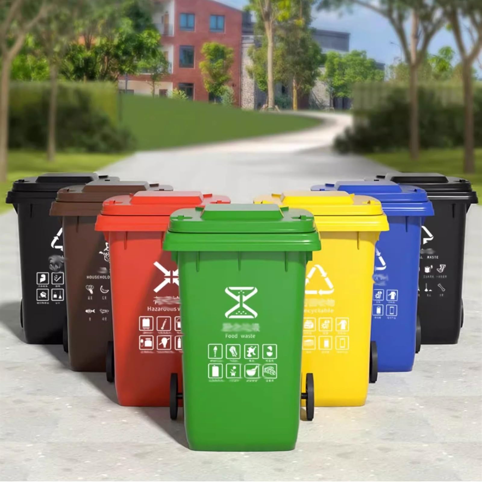 Botes De Basura Grandes Para Exteriores Botes De Basura Grandes De