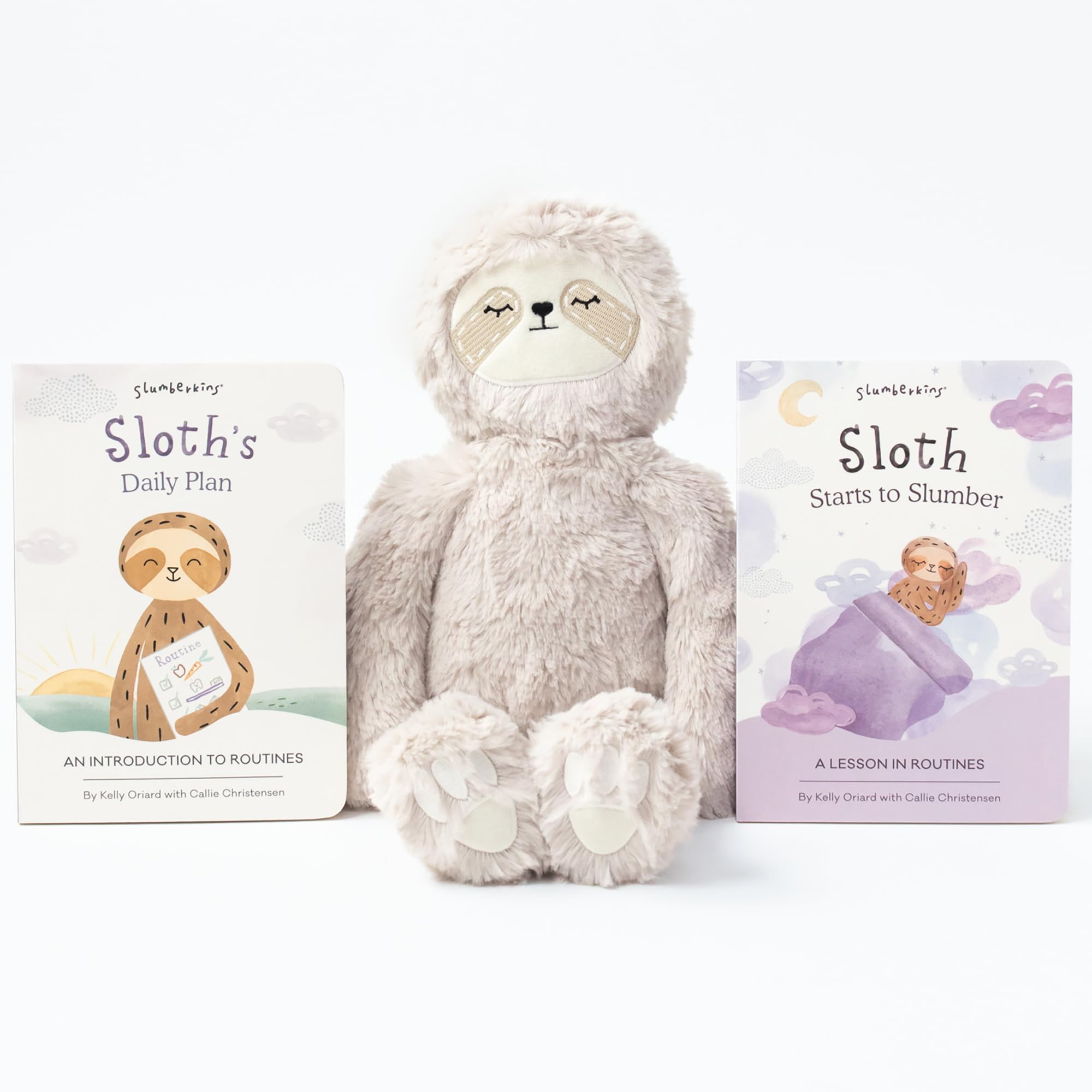 Sloth Stuffed Animal Slumberkins 14' Dragon Kin & 2 Board Books ...