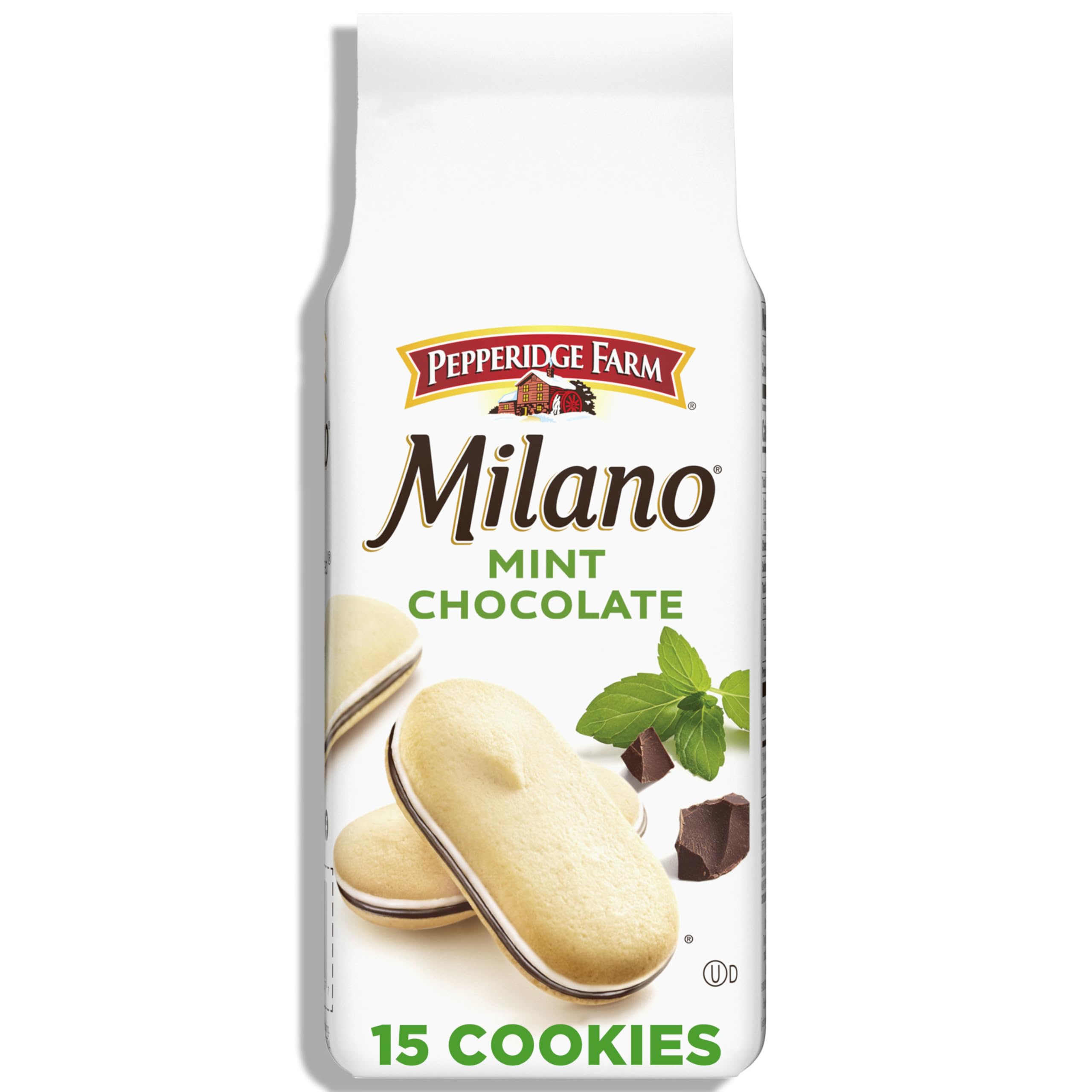 Amazon.com: Pepperidge Farm Milano Mint Chocolate Cookies, 7 OZ Bag (15 ...