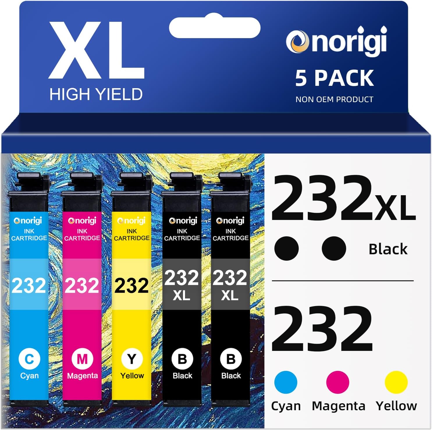 Amazon.com: Epson T232 Black Ink Cartridge, Standard Capacity & T232 ...