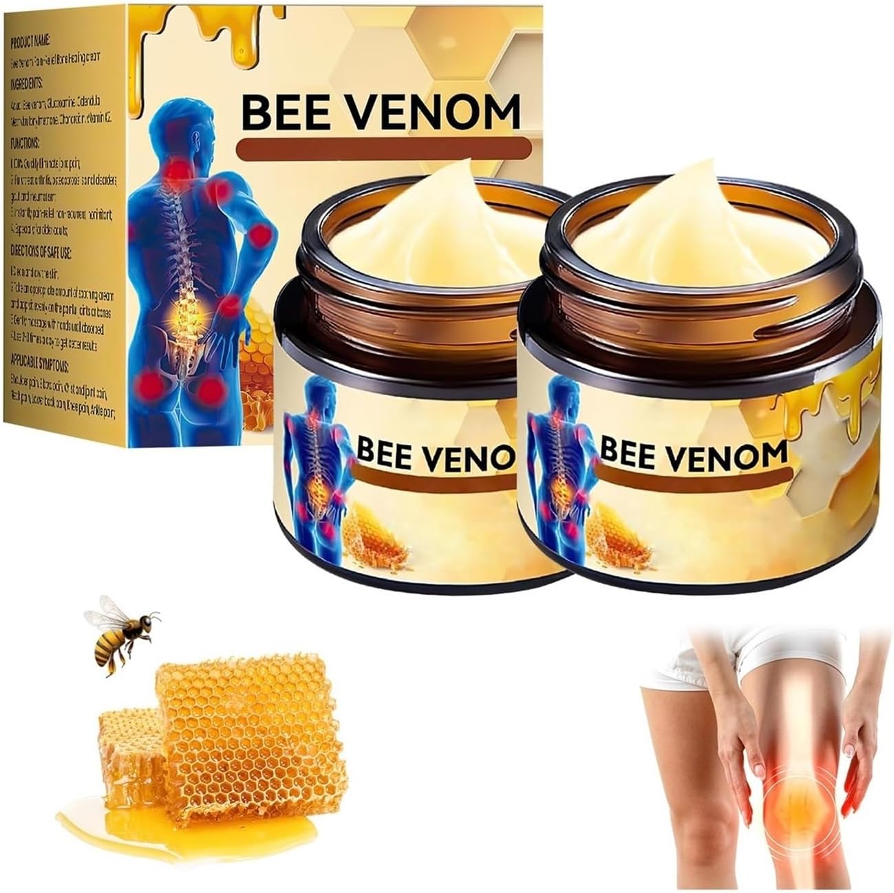 Amazon.com: KoovDem Bee Venom Joint Cream, Professional Bee Venom Joint ...
