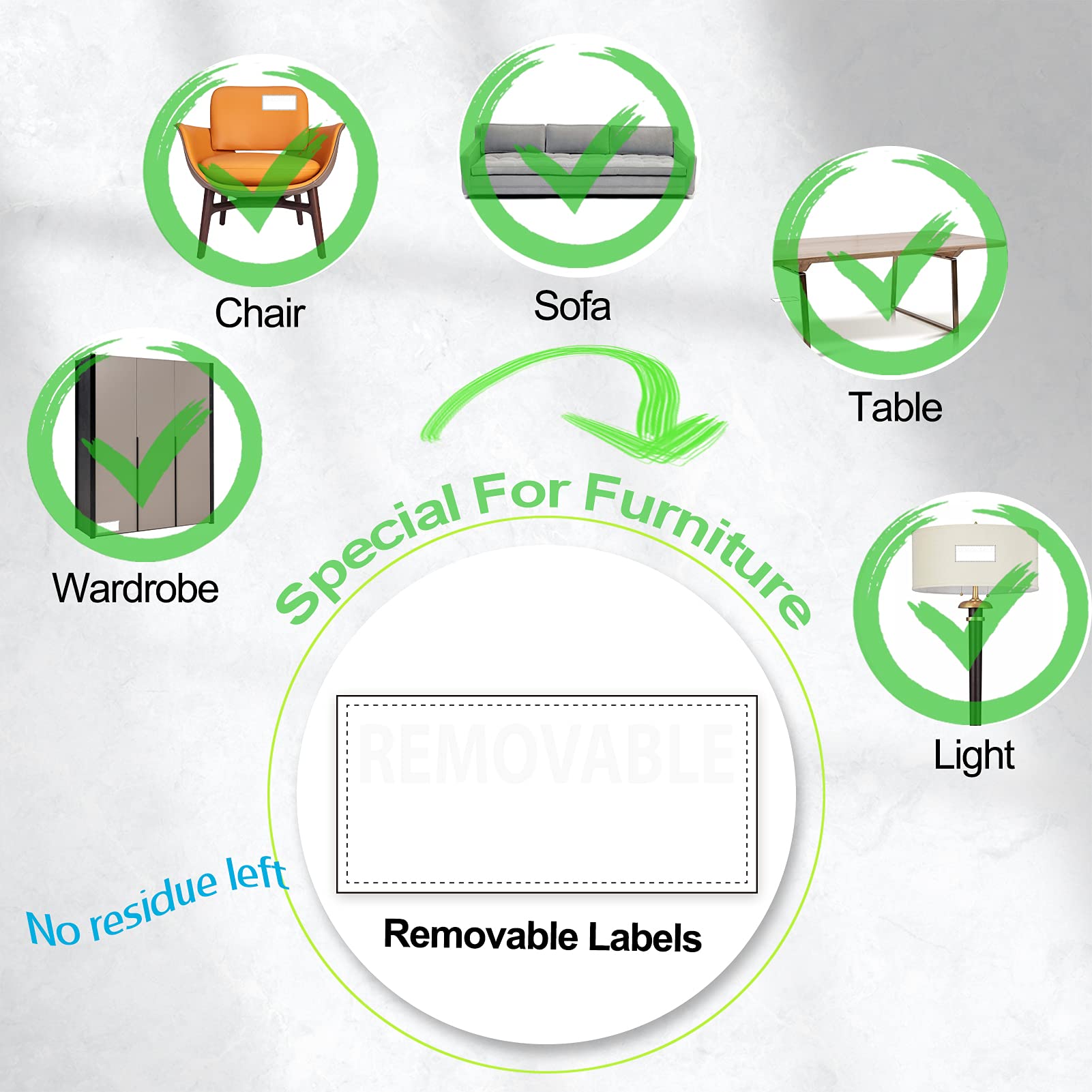 Snapklik.com : Yoget 42x90mm Large Home Moving Labels For Apartment ...