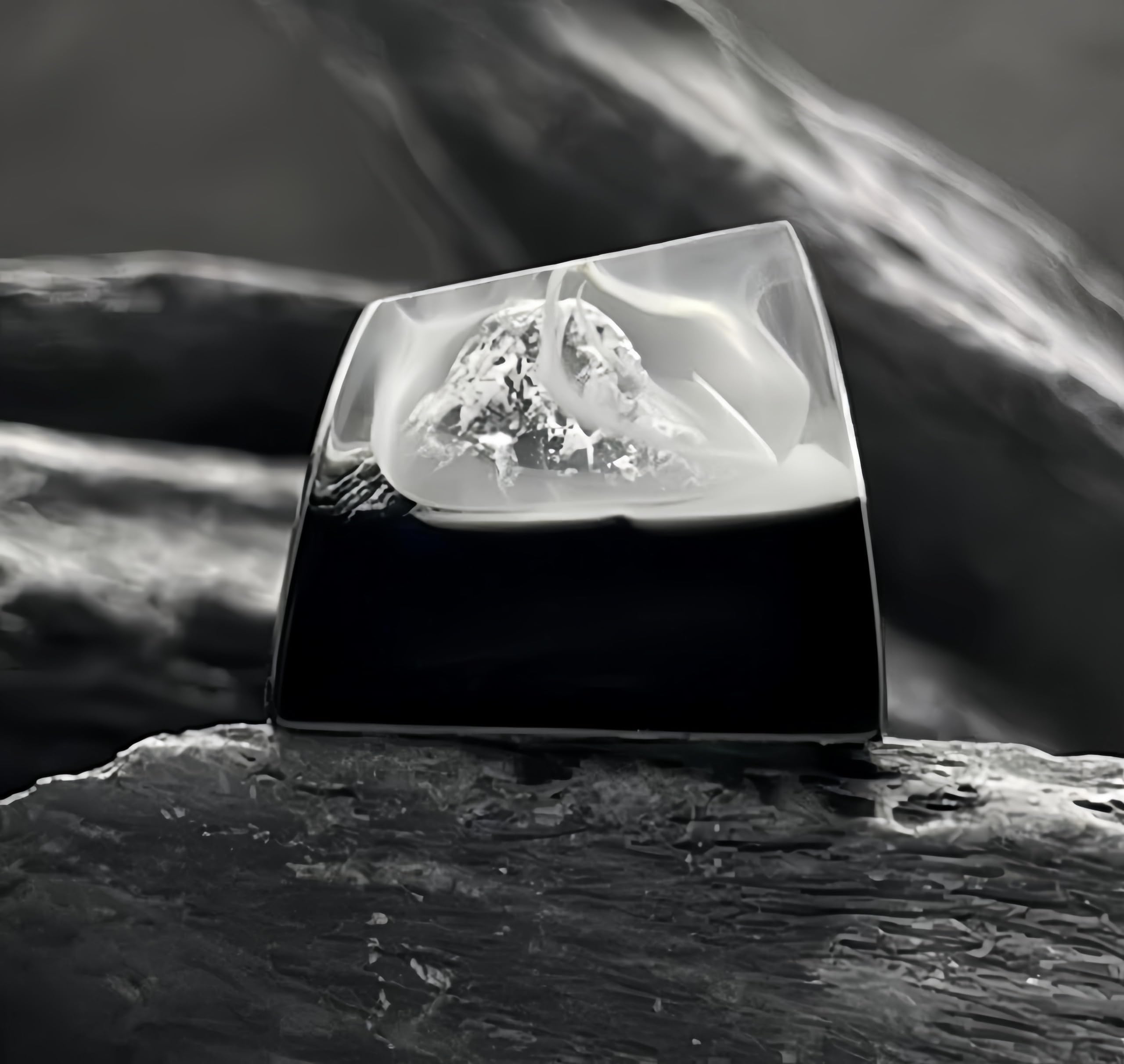 Amazon.com: REDQIN Artisan Keycaps - Himalayan Mountain Resin keycap ...