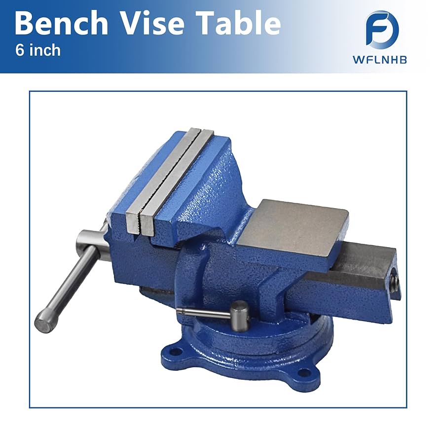 Woodworking Bench WFLNHB 6" Bench Vise Table Top Clamp Pess Locking ...