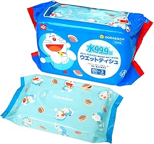 Amazon.co.jp: レック(LEC) ドラえもん 純水99.9% ウエットティシュ (80枚入 3パック) 日本製 : ドラッグストア