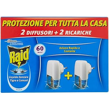 Raid Electric Mosquito Repellent Pack - Contains 2 Diffusers + 2 ...