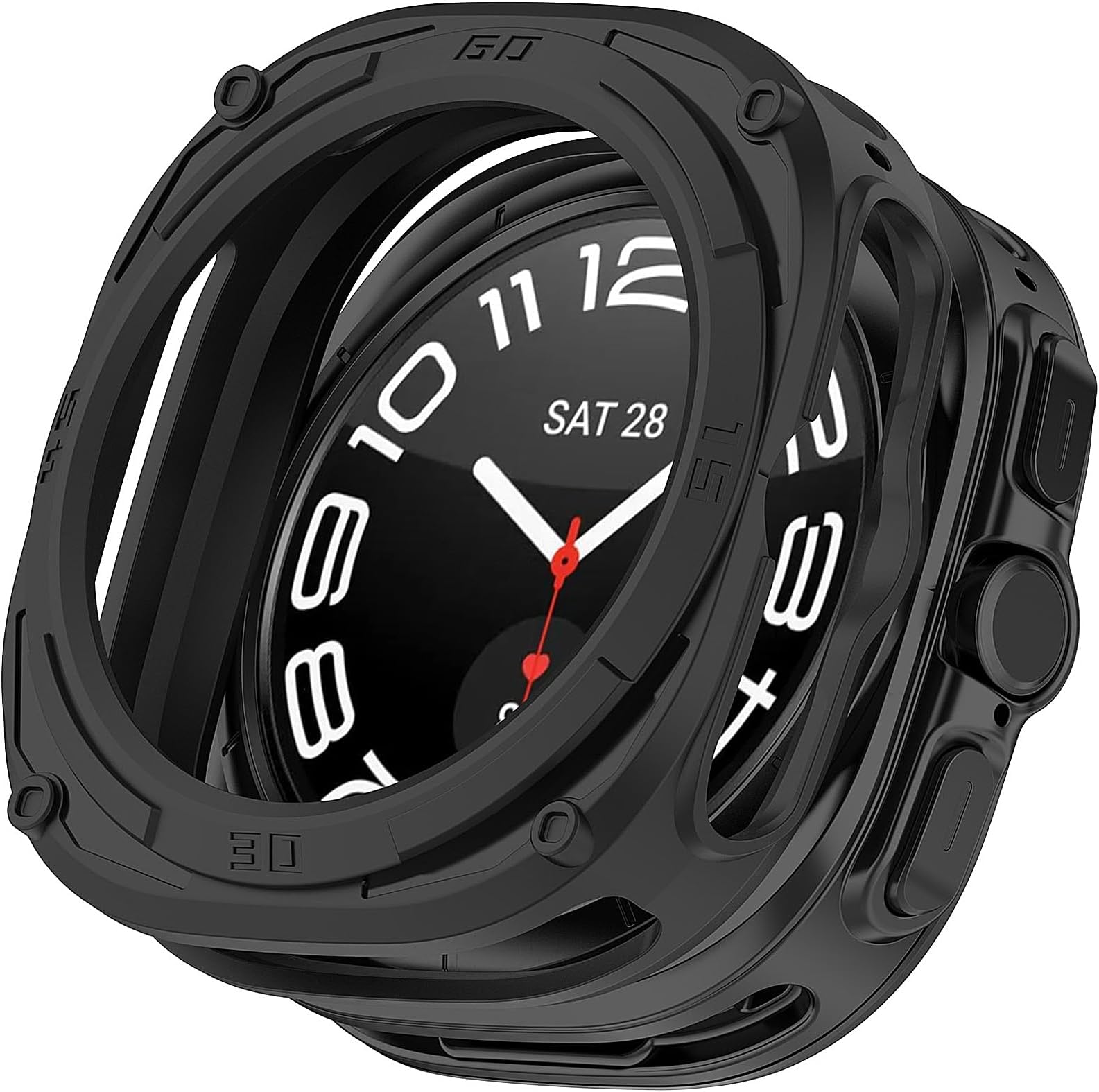 Amazon.com: Spigen Rugged Armor Pro Designed for Samsung Galaxy Watch ...
