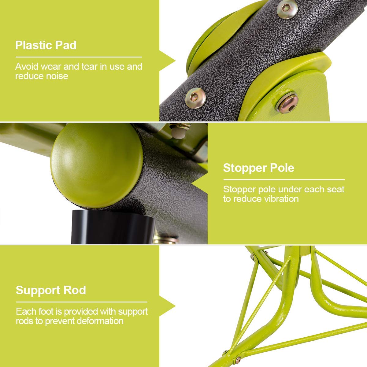 Snapklik.com : Kids Seesaw Swivel Teeter Totter Playground Equipment ...