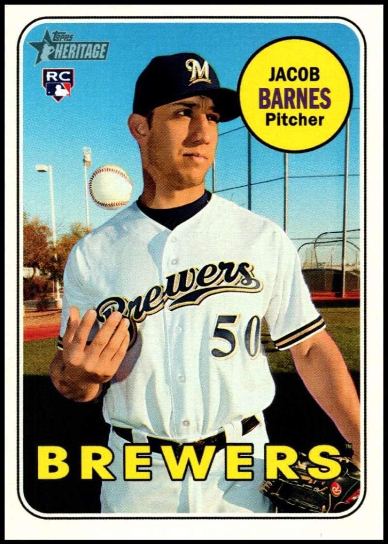 Amazon.com: 2018 Topps Heritage High Number Baseball #507 Jacob Barnes ...