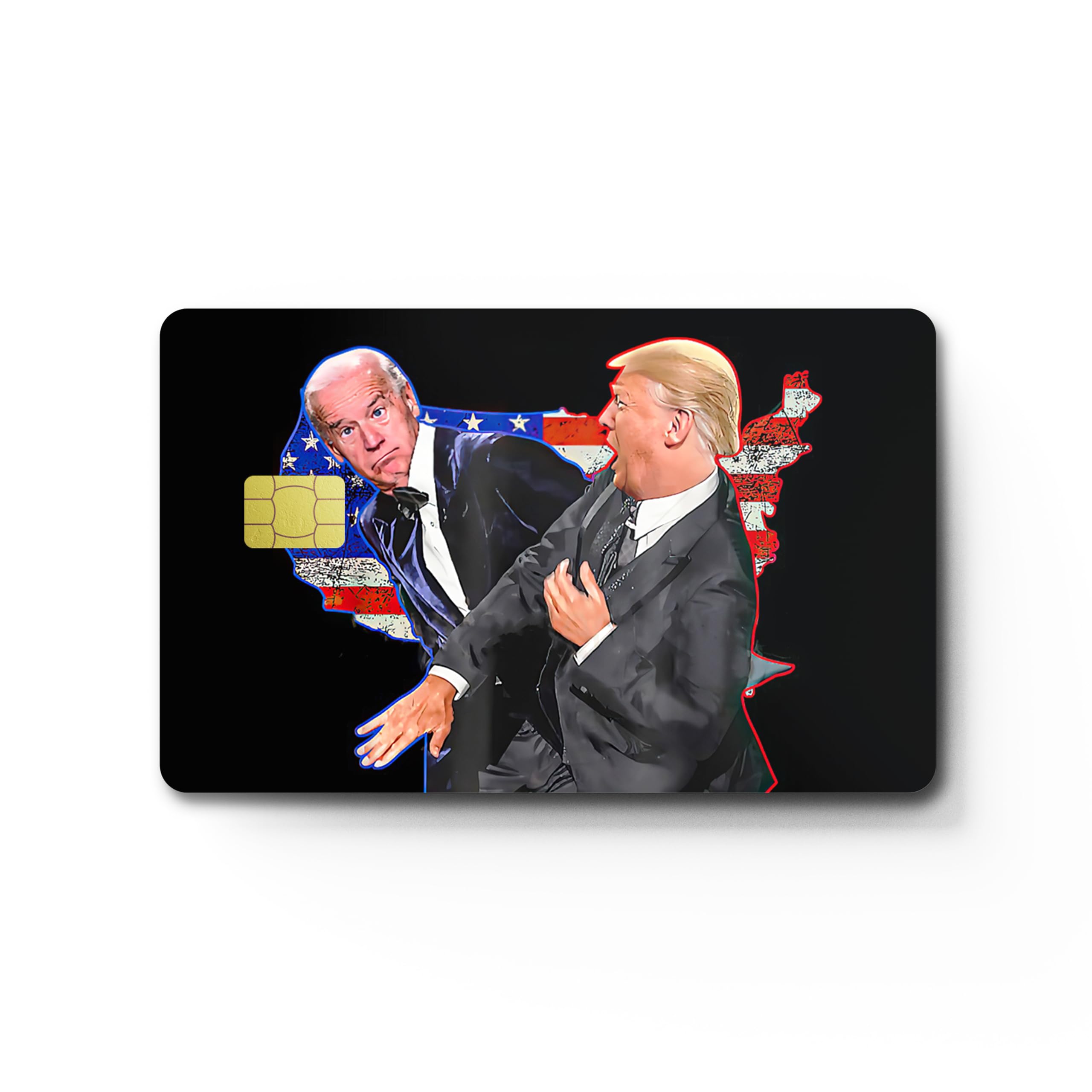 Amazon.com: Debit Card Skin Cover Sticker - DJT Slapping 4Pcs Credit ...