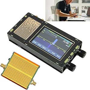 50KHz to 2GHz DSP SDR Receiver, 3.5 Inch Touchscreen Shortwave Radio Receiver with Filter, AM ...