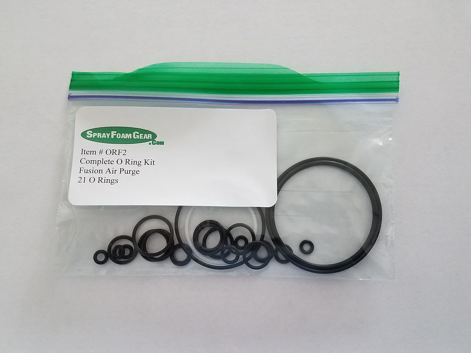246355 Graco Fusion O-Ring Rebuild Kit for Air Purge from Foam Parts ...