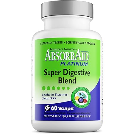 Amazon.com: AbsorbAid Digestive Enzymes 100 Grams, Proven to Increase ...
