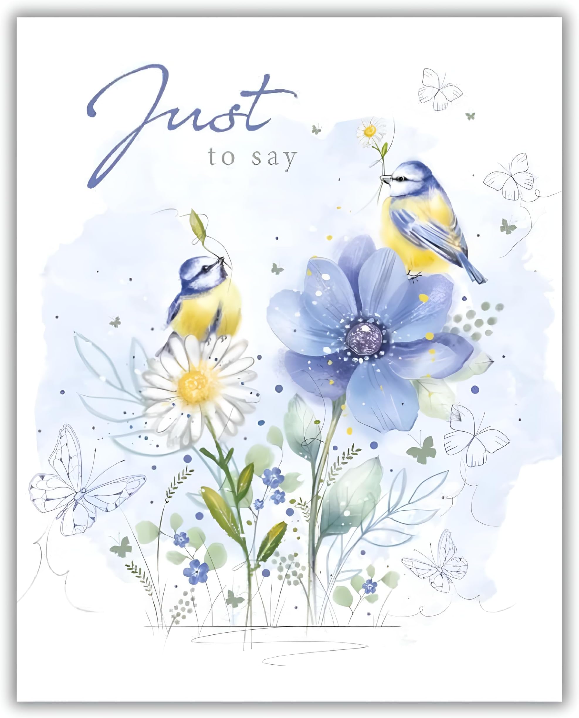 Noel Tatt Pack of 4 Open Artistic Blank Open Greeting Cards - Hedgehog ...