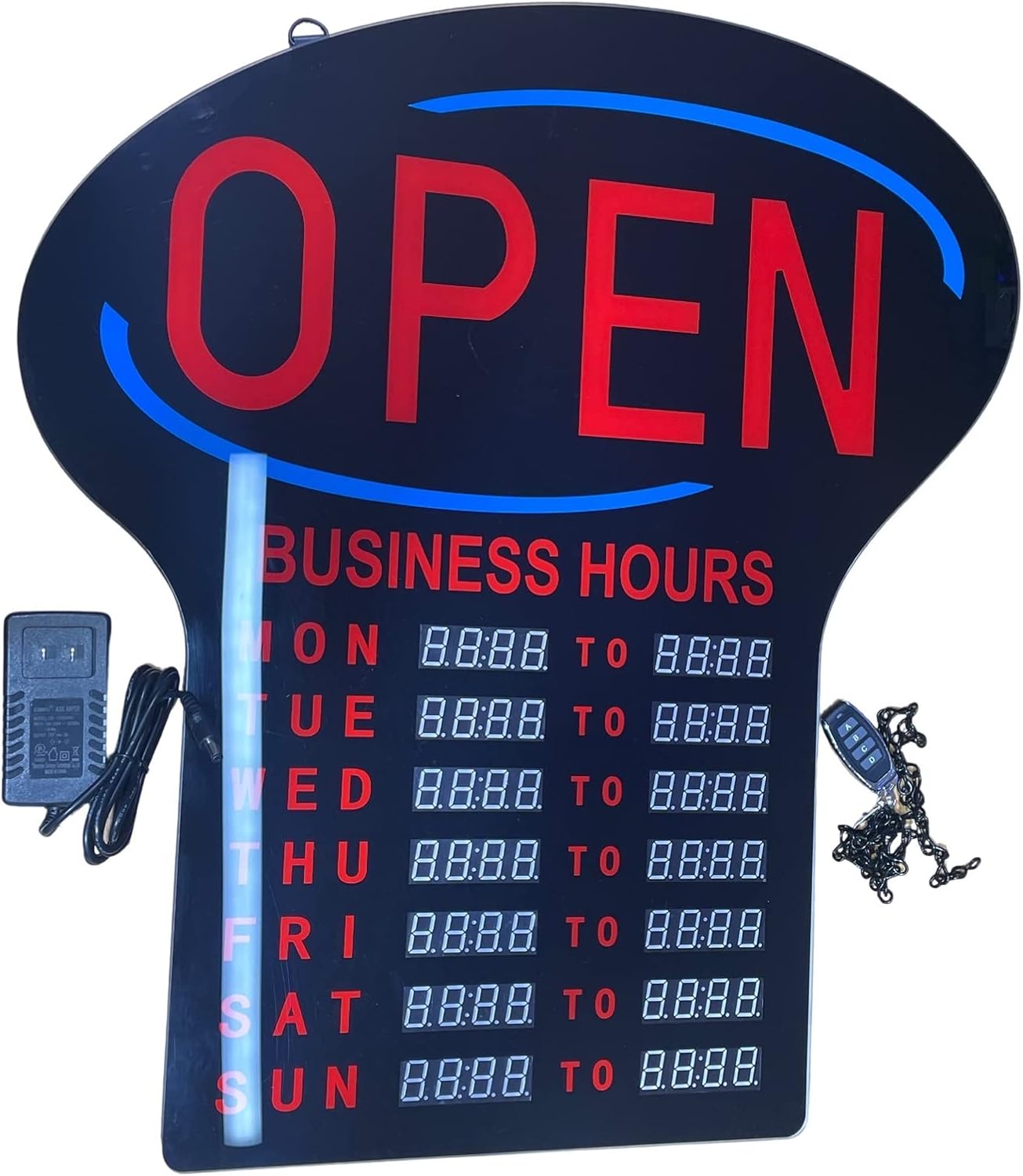 Amazon.com: M0618: M.T.C Canada LED Open Sign Programmable With Remote ...