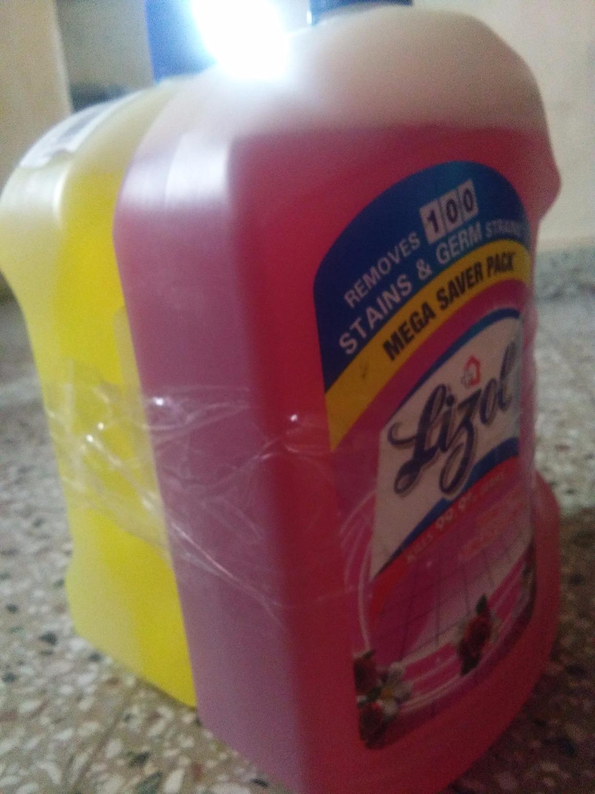 Lizol Disinfectant Surface & Floor Cleaner combo [Citrus - 2 L + Floral ...