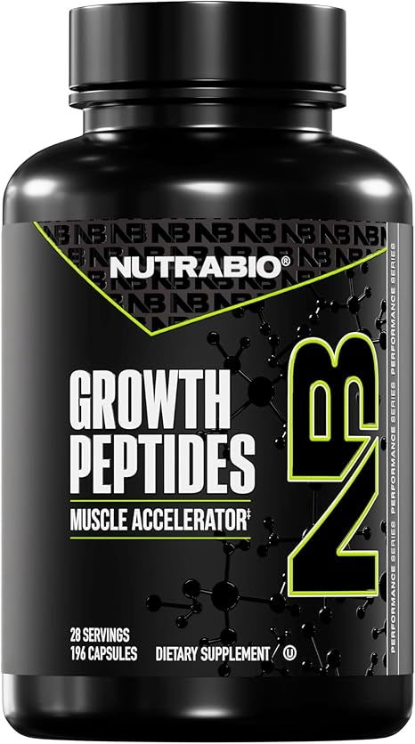 Amazon.com: NutraBio Growth Peptides |Muscle Accelerator with DiLeucine ...
