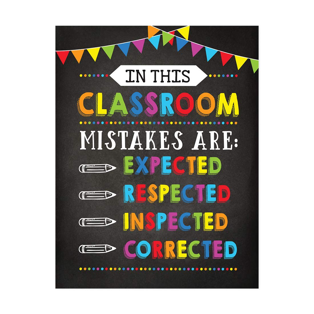 Amazon.com: Andaz Press Classroom Teacher Wall Art Poster Signs, 8.5x11 ...