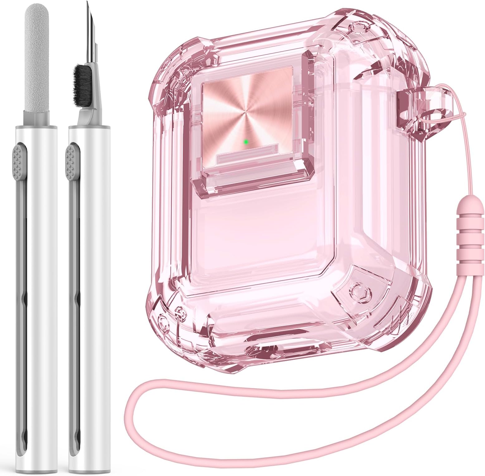 Amazon.com: Secure Lock for Airpods Case, Clear Airpods 2nd Generation ...