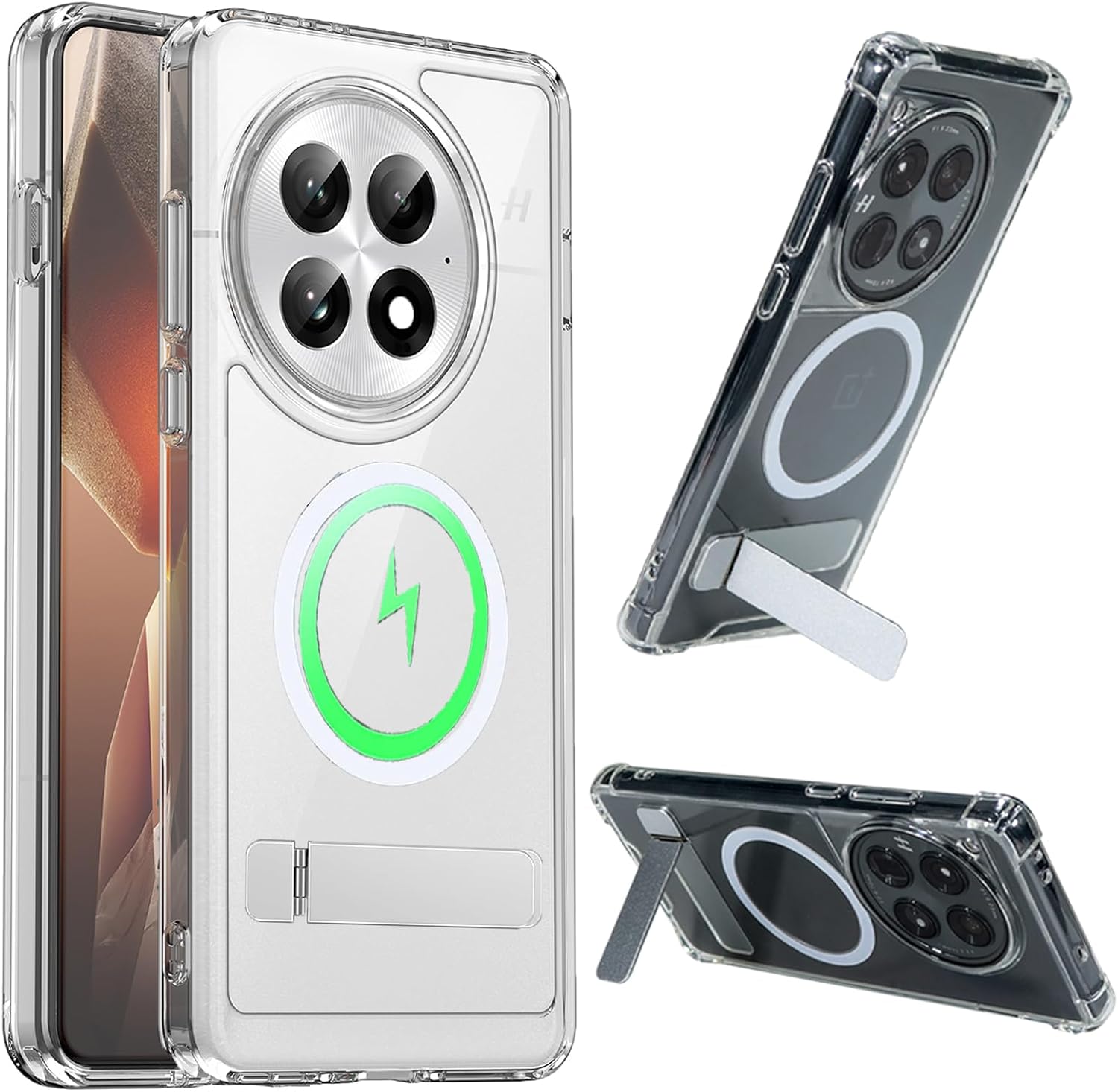 Amazon.com: Hiooloon for OnePlus 13 Magnetic Case Clear Compatible with ...