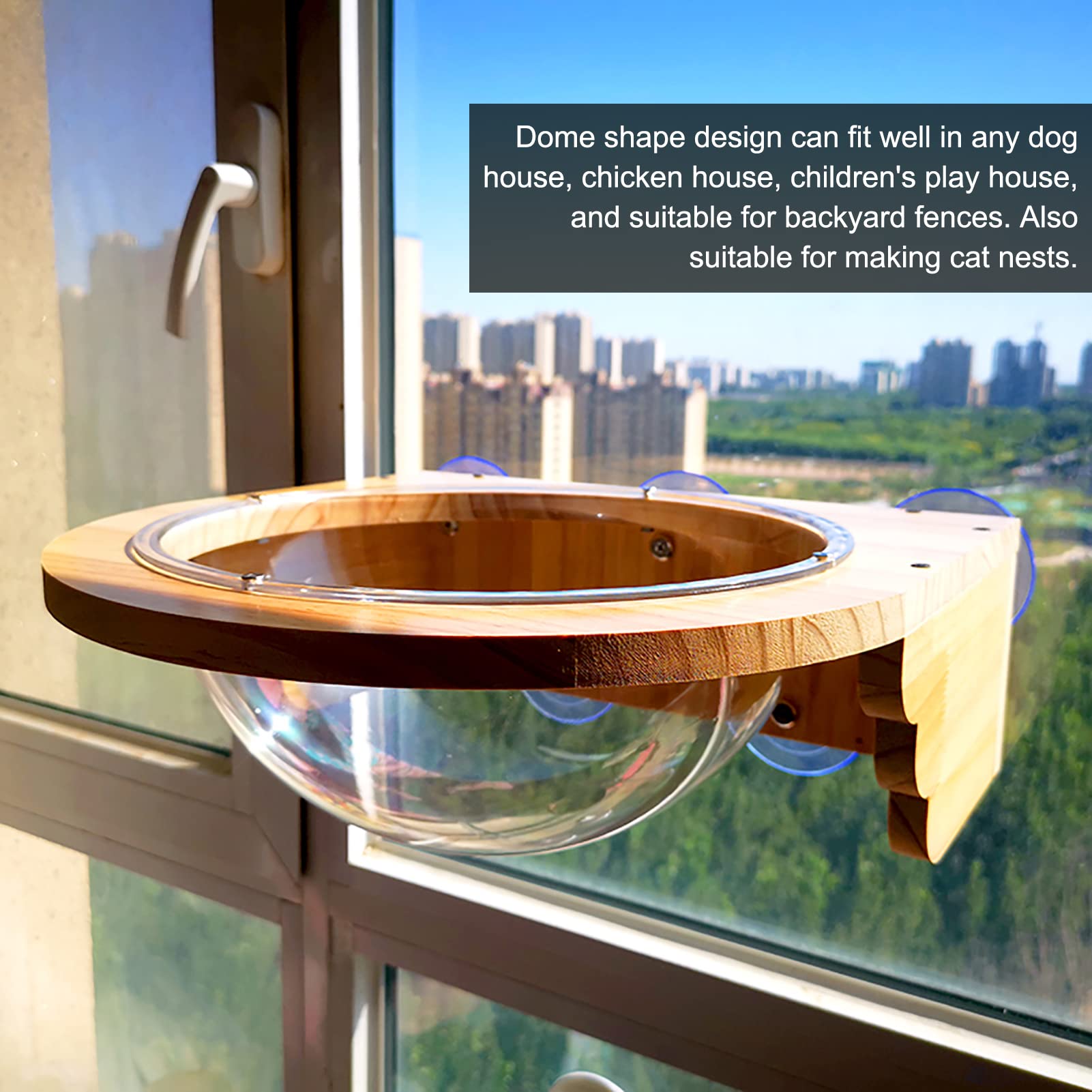 Snapklik.com : Dog Fence Window Transparent Acrylic Dome Pet Window ...