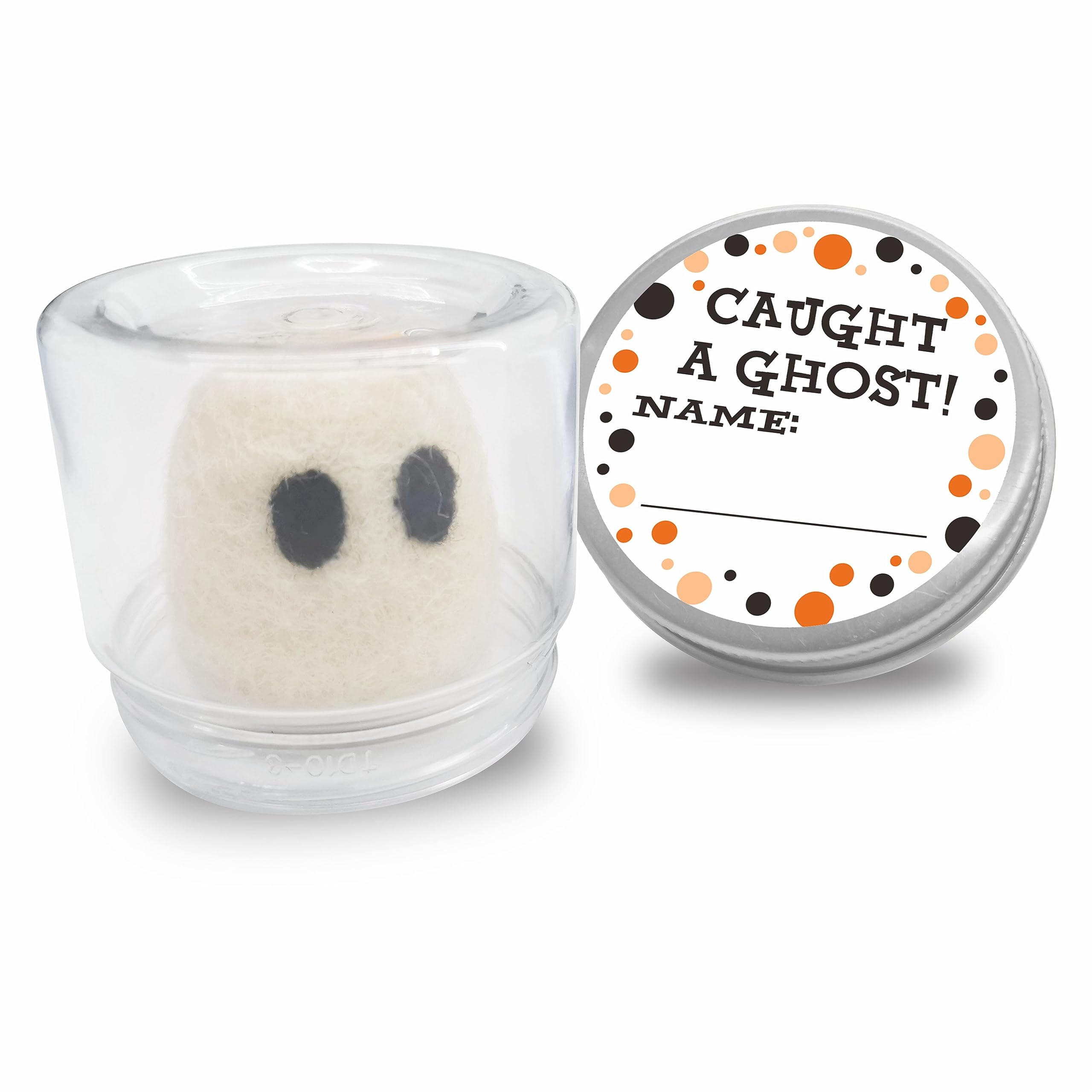 Amazon.com: YKYENR Caught A Ghost in The Jar, Cute Handcrafted Felting ...