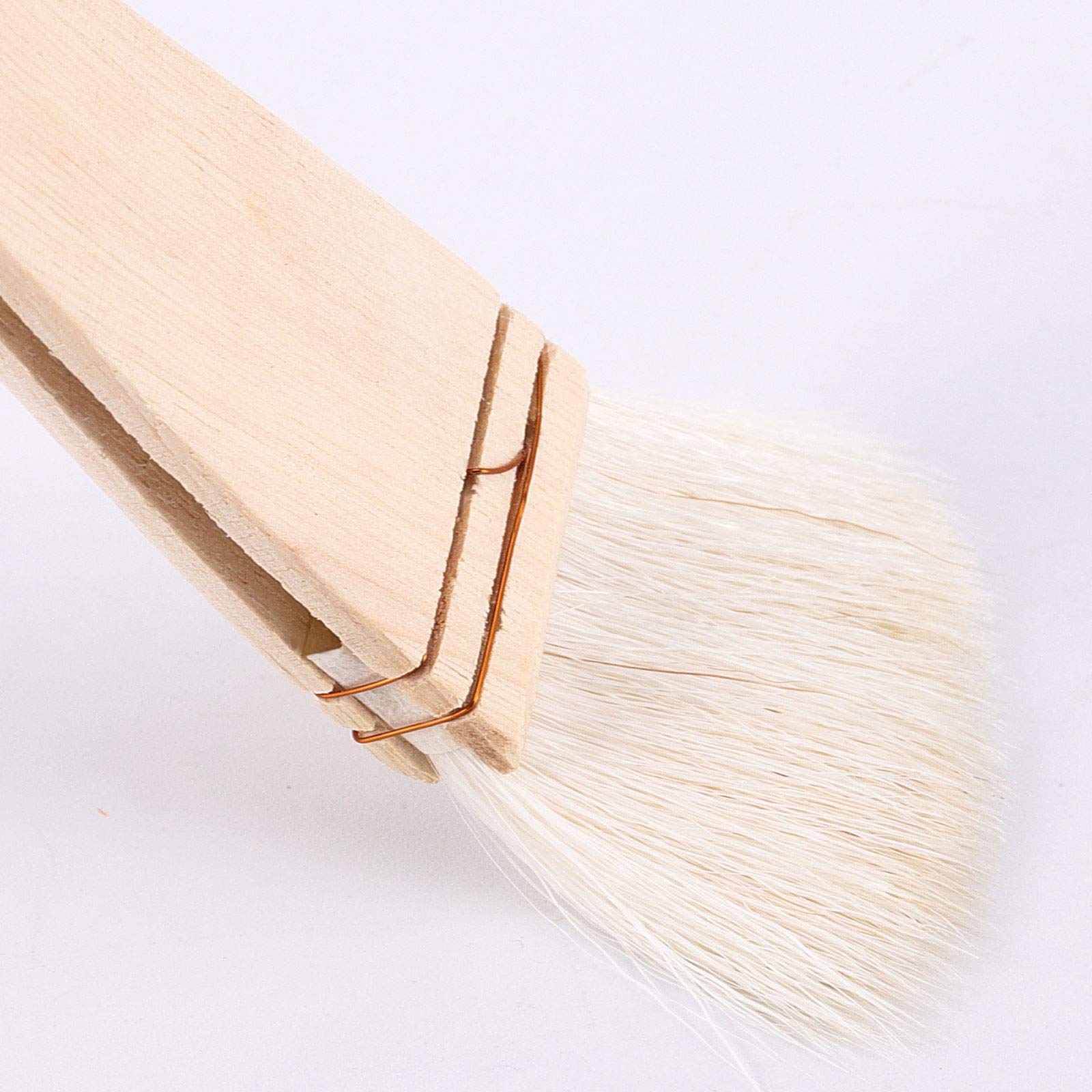 Snapklik.com : ZEONHEI 8 PCS 1 Inch Flat Hake Brushes, Soft Goat Hair ...