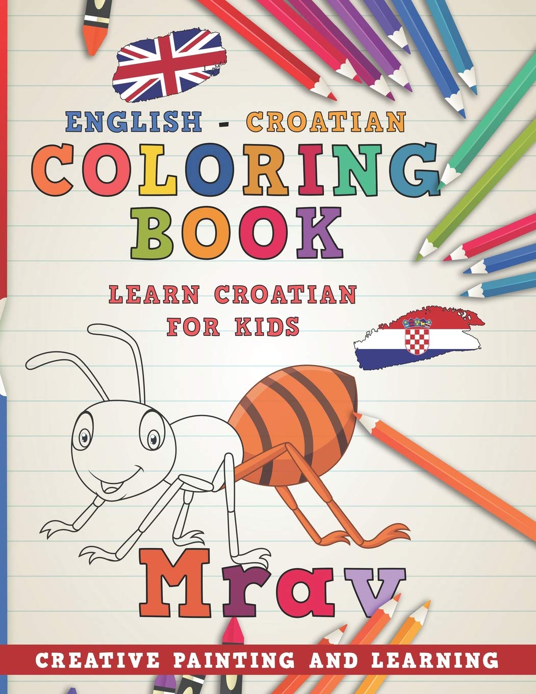 Amazon.com: Coloring Book: English - Croatian I Learn Croatian for Kids ...