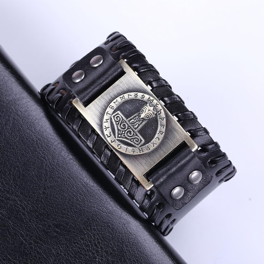 VASSAGO Vintage Norse Myth Thor’s Hammer Viking Runes Celtic Knot ...