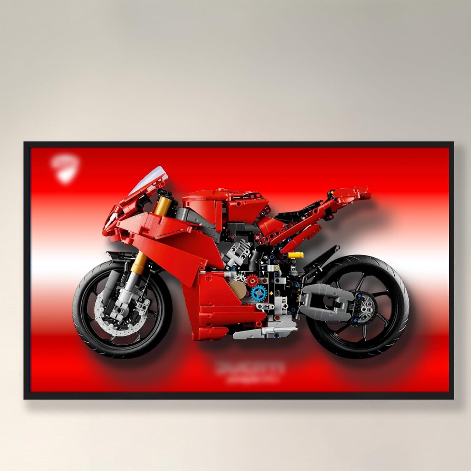 Amazon.com: WETCEAOM Display Wallboard for Lego Technic Ducati Panigale ...