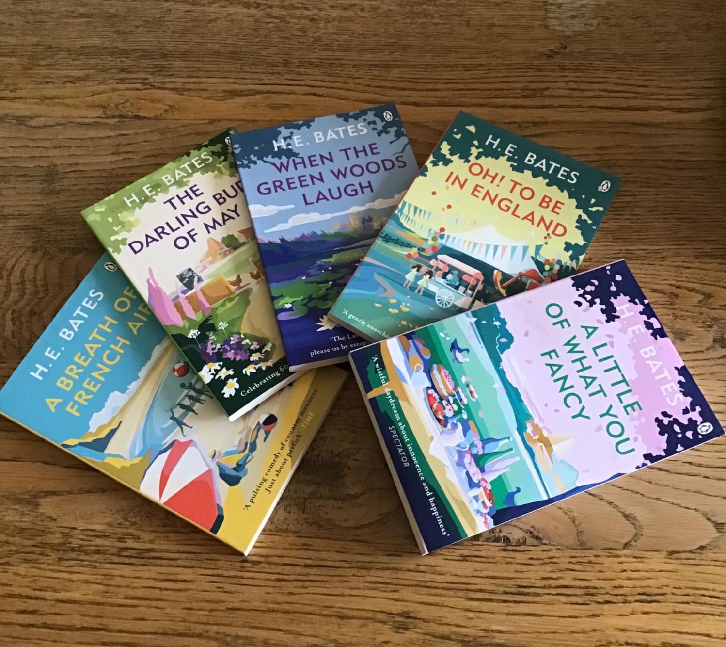 H E Bates The Larkin Family Series 5 Books Collection Set (The Darling ...