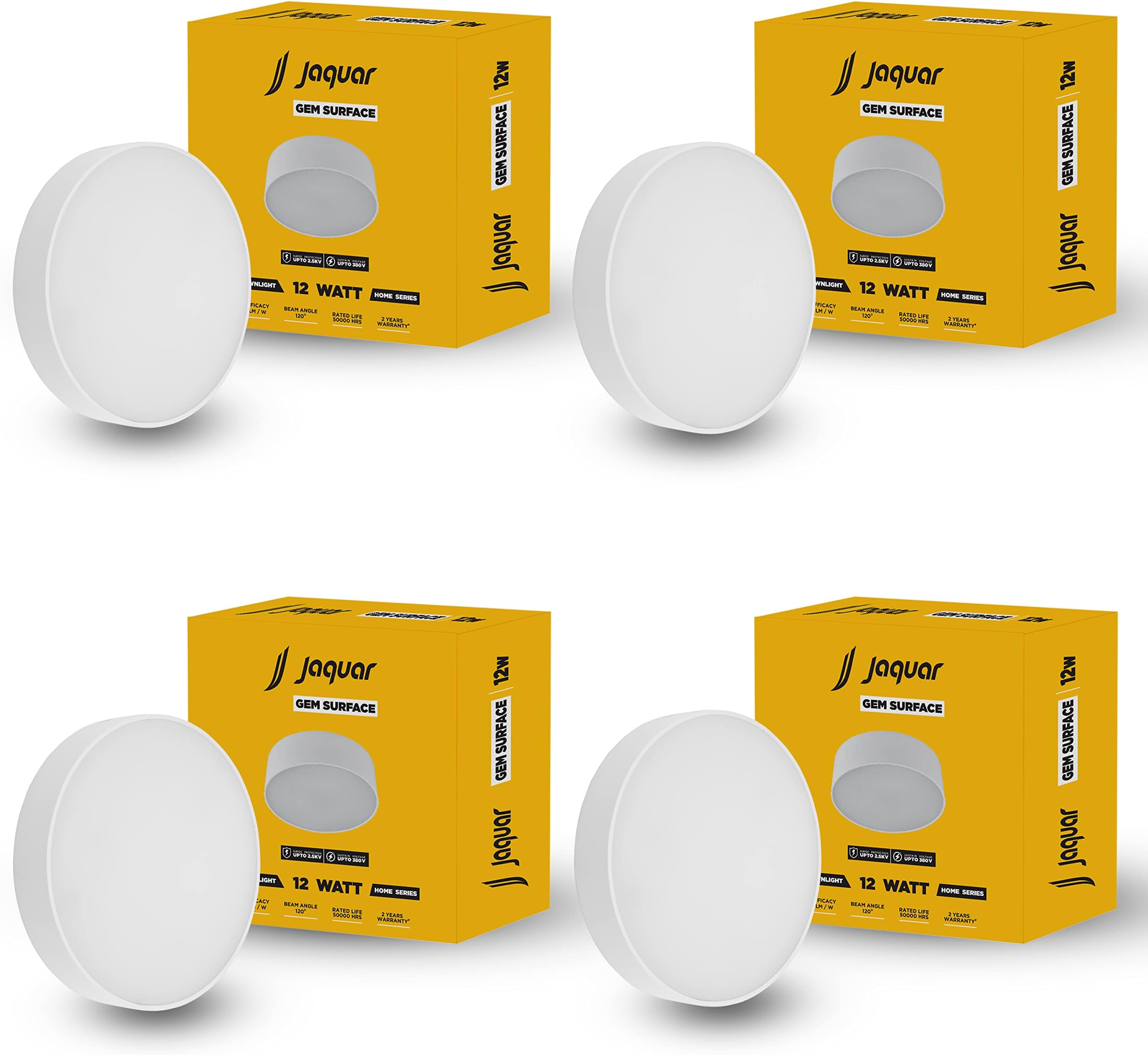 Jaquar 18W LED Gem Trimless Round Surface Mount Down Light | No False ...