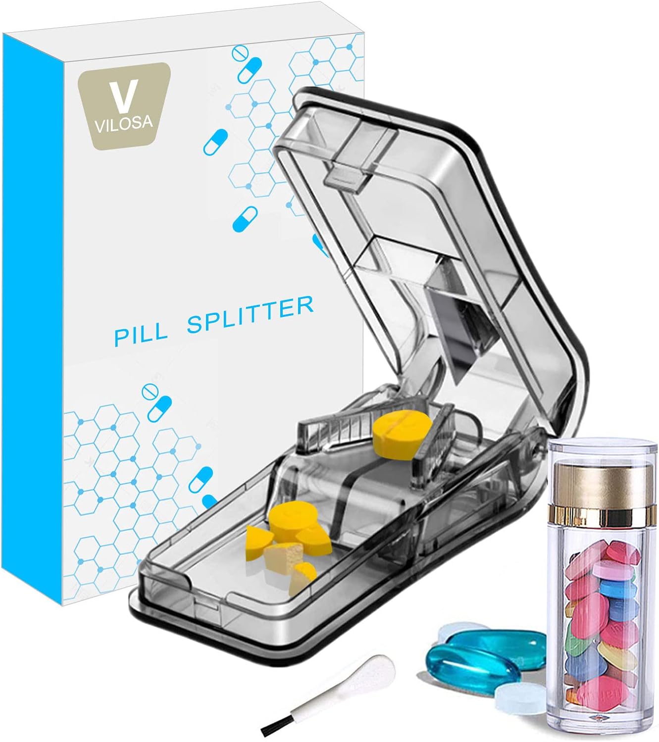 Buy Pill Splitters, Pill or vitaminTablet Splitter Cutter, Vitamin ...