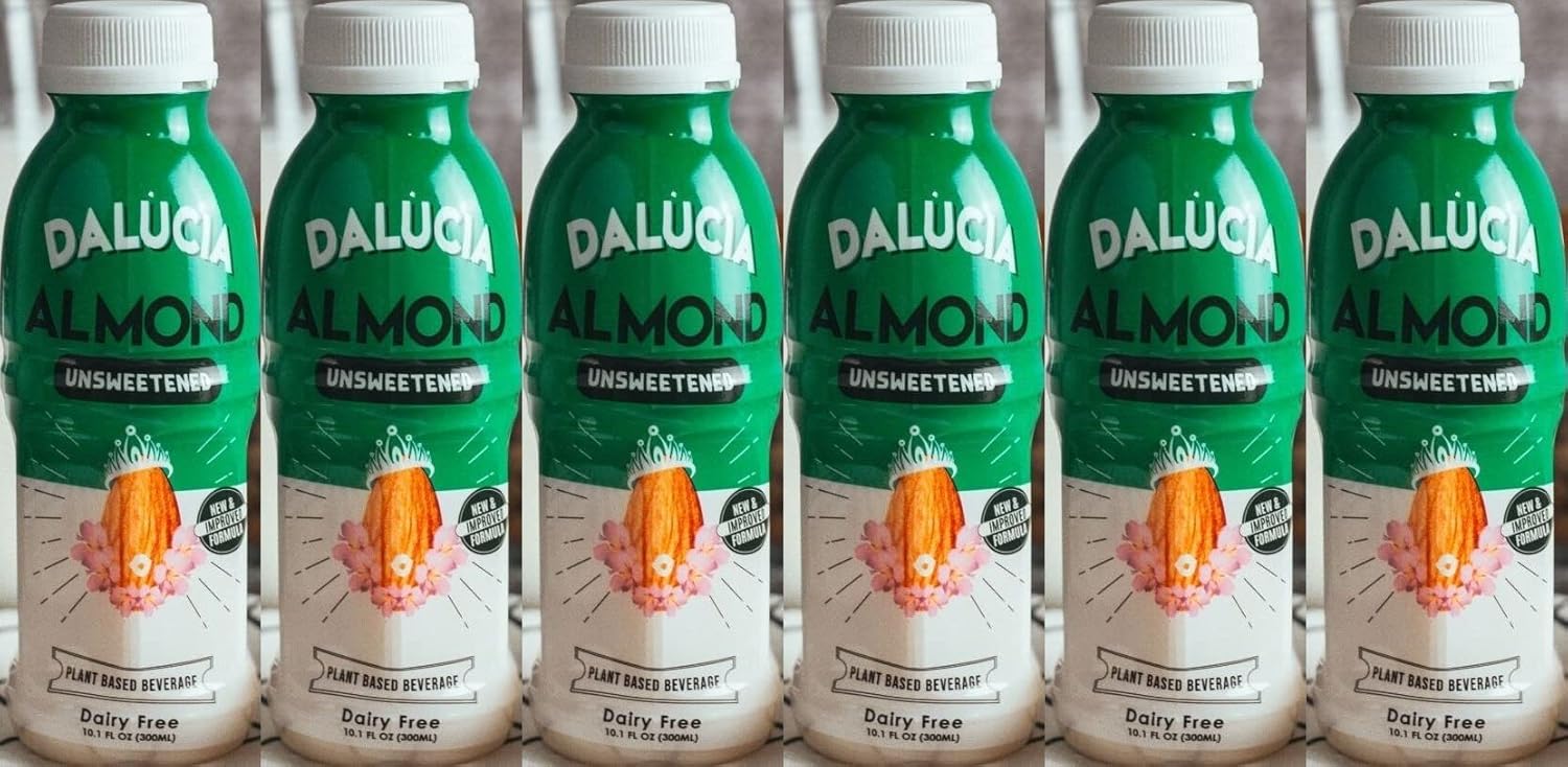 Dalucia Almond Milk Unsweetened Flavor 330ML (Plant Based Beverage ...