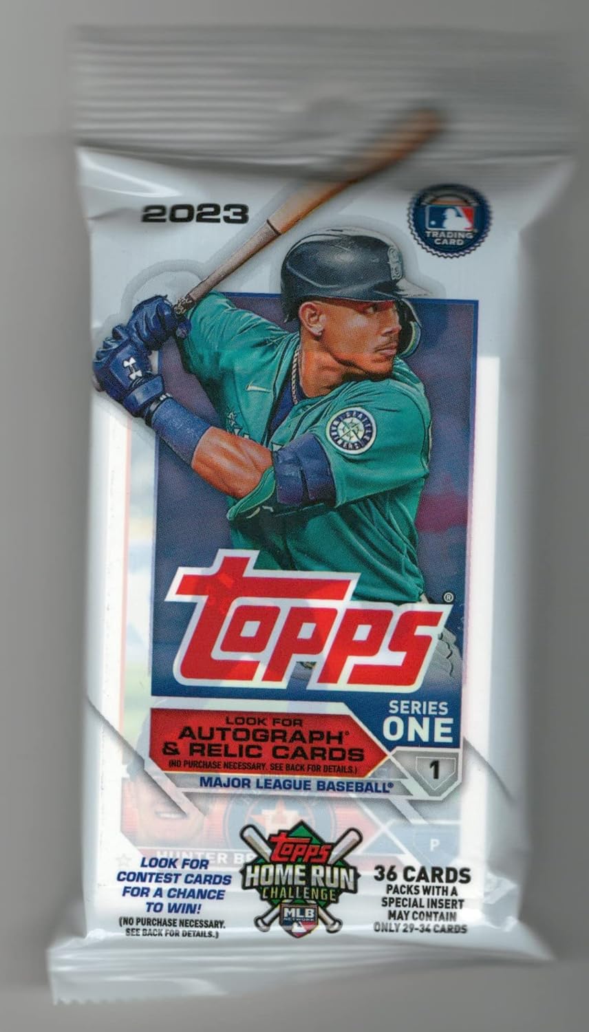 Amazon.com: 2023 Topps Series 1 Baseball Jumbo Fat Pack - Factory ...