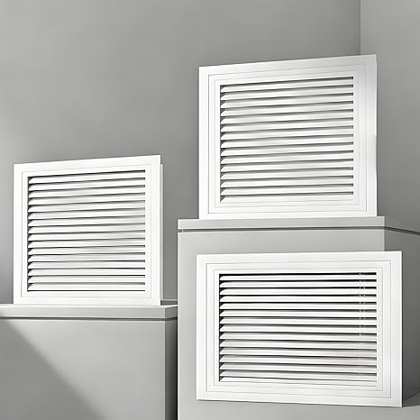 Customizable Return Air Grille, Steel Return Air Grill Removable Face ...