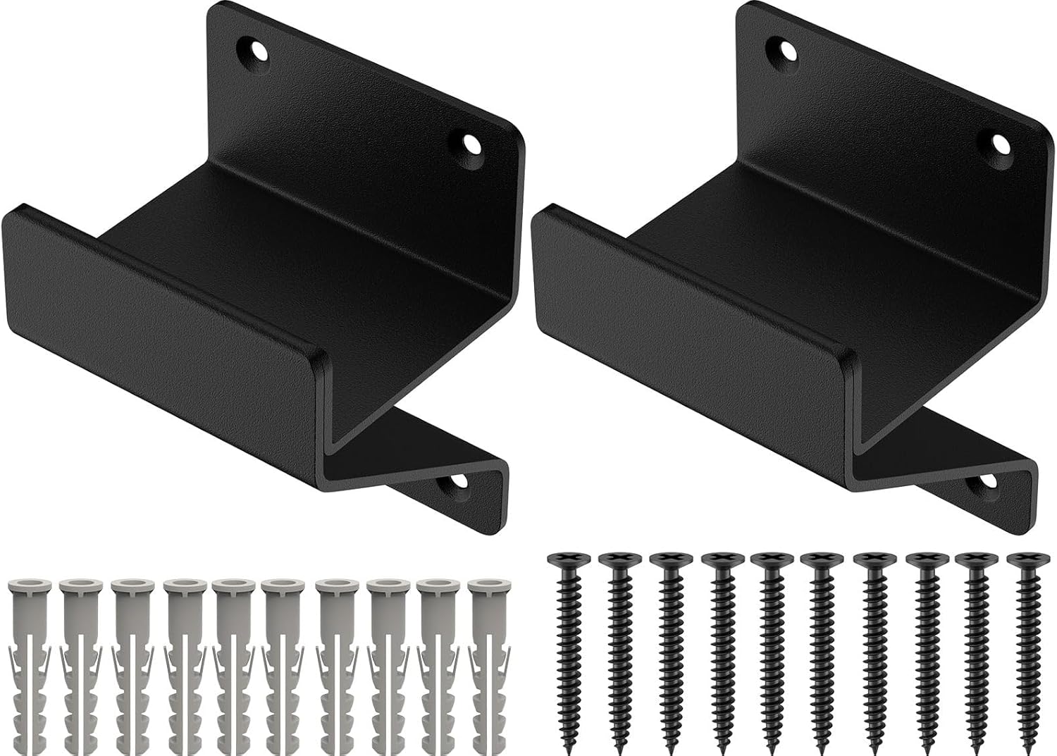 Difenni Ladder Hanger for Garage Wall, Steel Wall Mount Ladder Holder ...