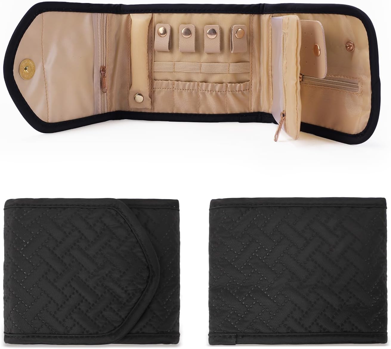 Amazon.com: emissary Small Jewelry Travel Case Jewelry Travel Organizer ...