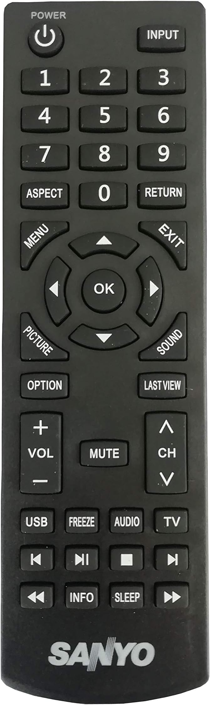 Buy Replacement Remote for SANYO LCD, LED, Smart TV. Online at Low ...