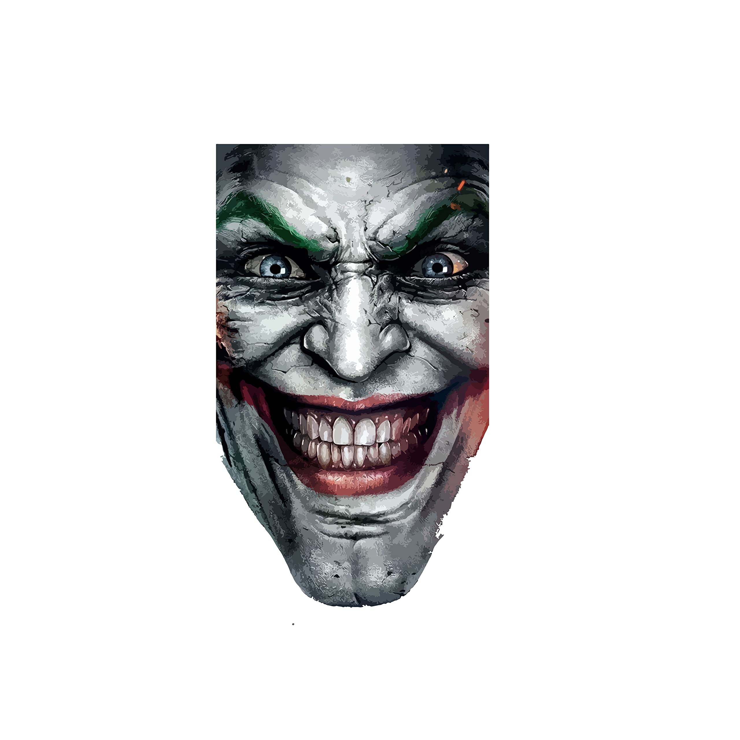 Buy SIGNOOGLE Joker Smile autographic Printed Laminated Cartoon Sticker ...