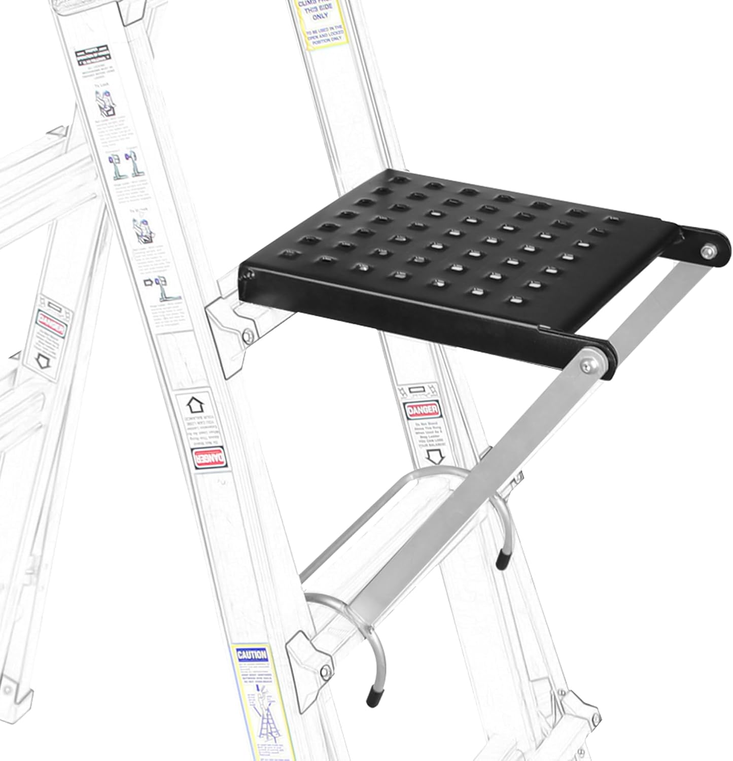 ORIENTOOLS Ladder Work Platform, Ladder Work Attachment,Ladder ...