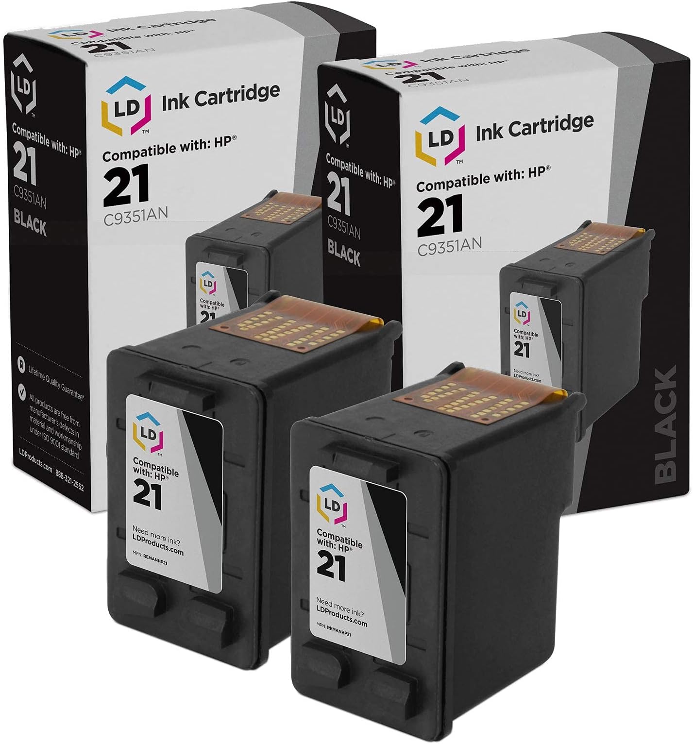 Amazon.com: Compatible with HP 110 Ink Cartridge Tri-Color (CB304AN ...